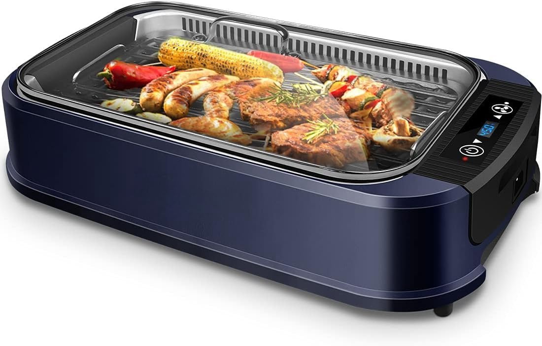 Indoor Grill Grill Portable Korean BBQ with Turbo Technology, Non ...