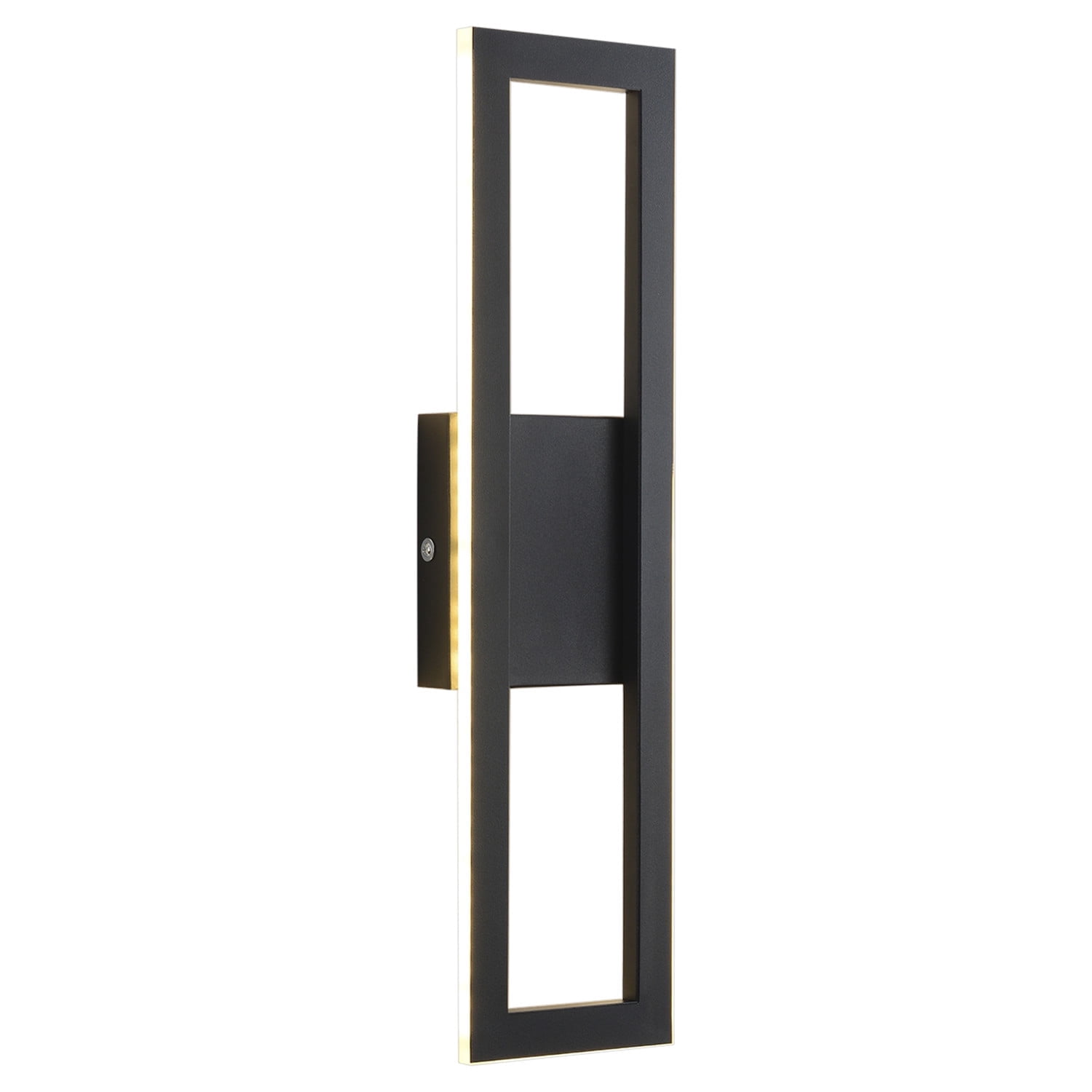 Indoor LED Wall Sconces, Modern Metal PVC Dimmable Wall Light with Warm ...