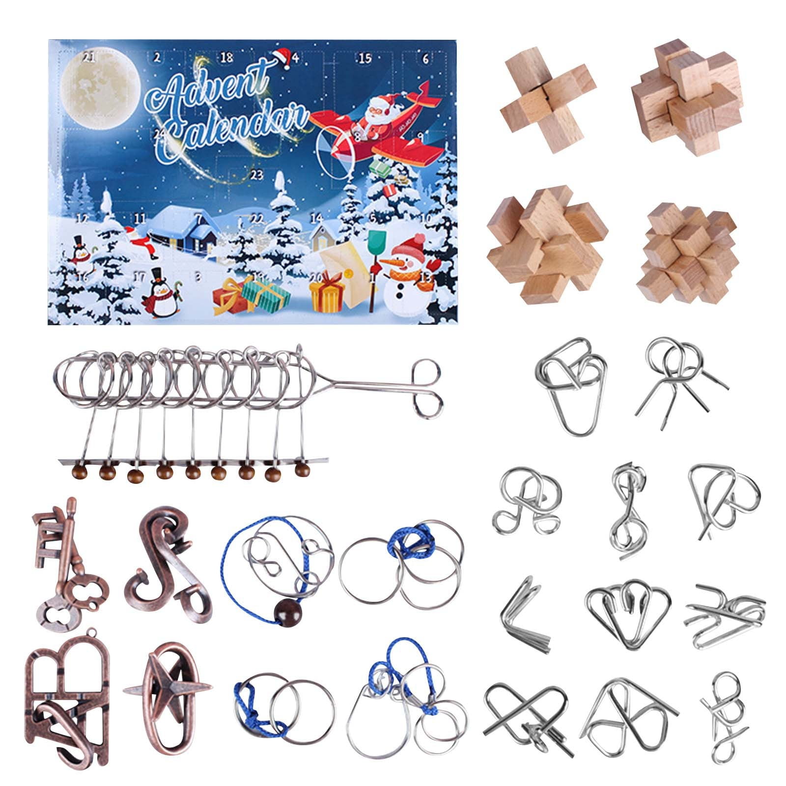 Indoor Lights Battery Operated with Timer Christmas Arrival 24 Piece ...