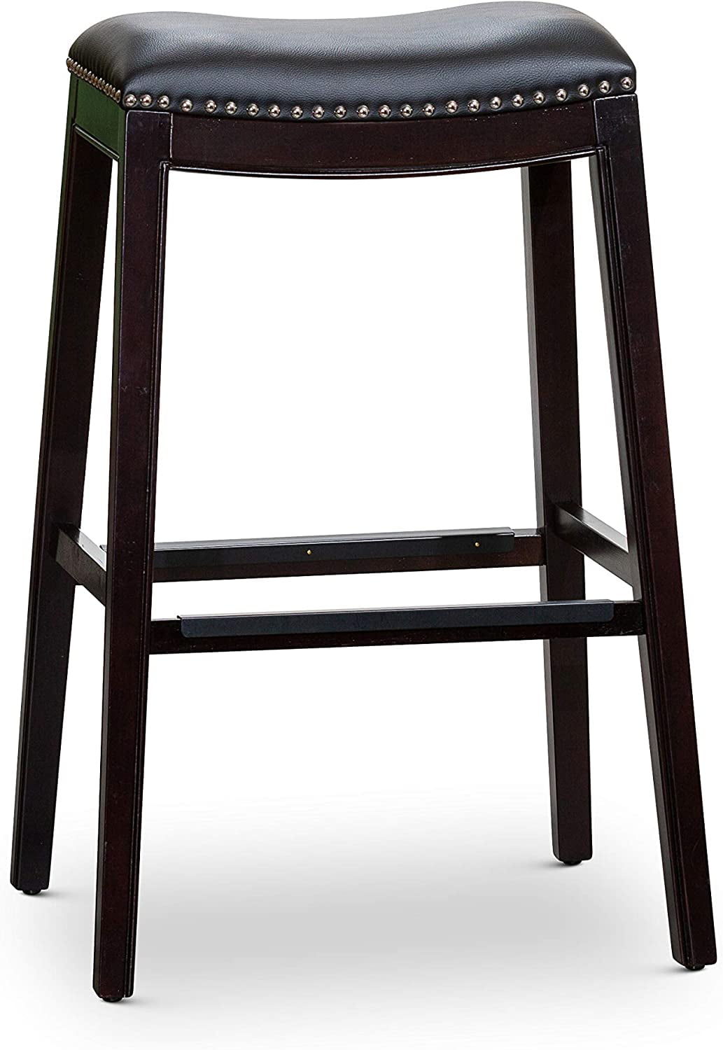 Indoor Living Durango Bonded Leather Saddle Stool 24\u201D Counter ...