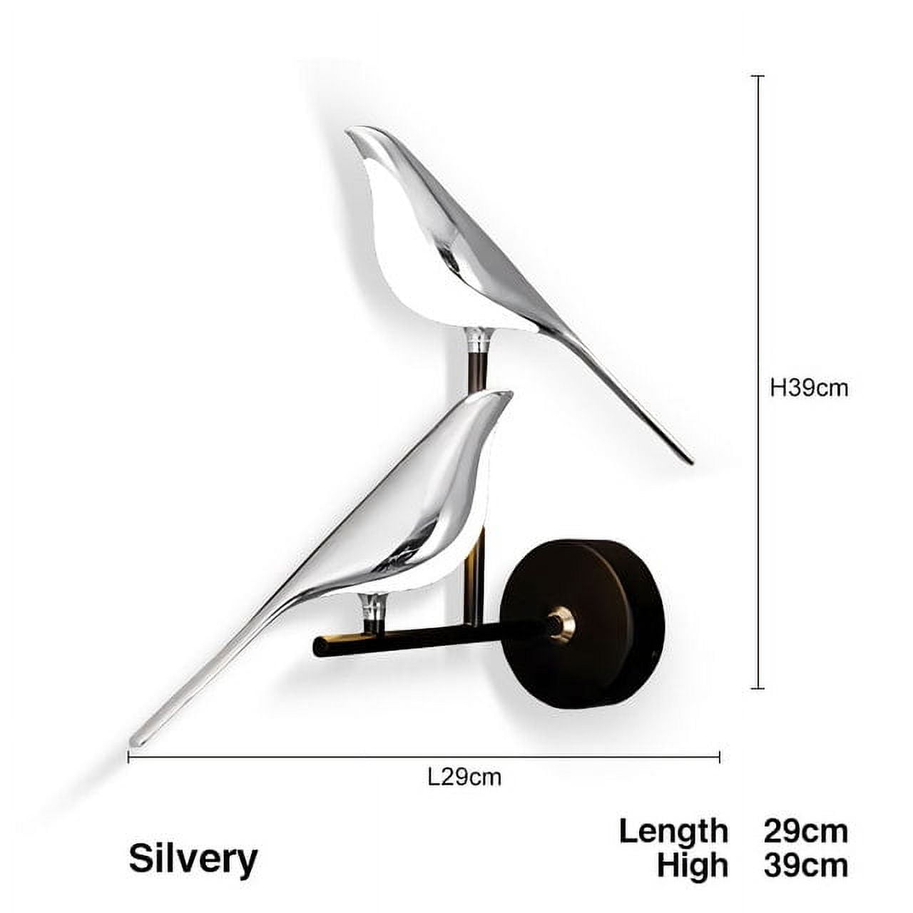 Indoor Magpie Bird LED Cord Pendant Lights Bedside Bedroom Luxury ...