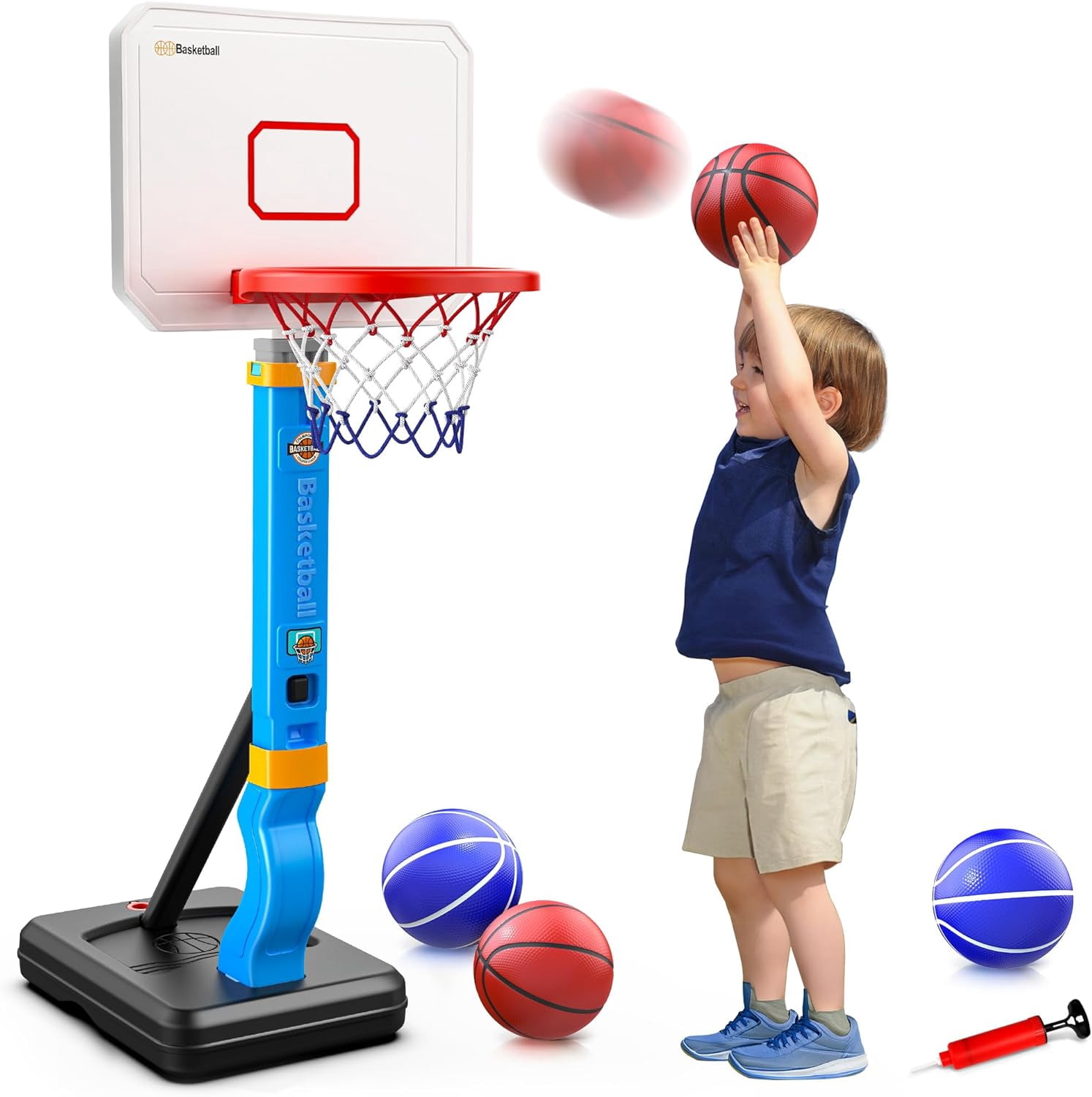 Indoor Mini Basketball Hoop for Kids, Basketball Hoops Over The Door ...