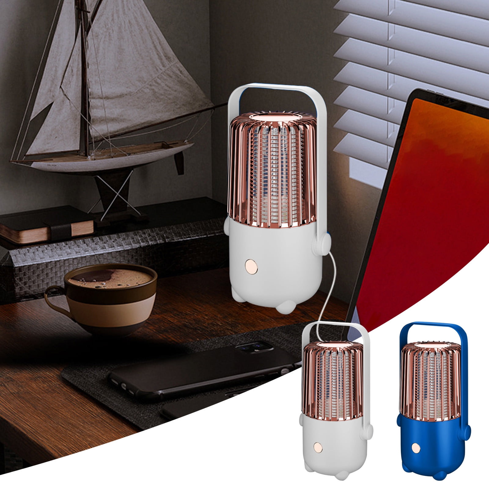 Indoor Mosquito Zapper Trap - USB-Powered Electric Insect for Home ...