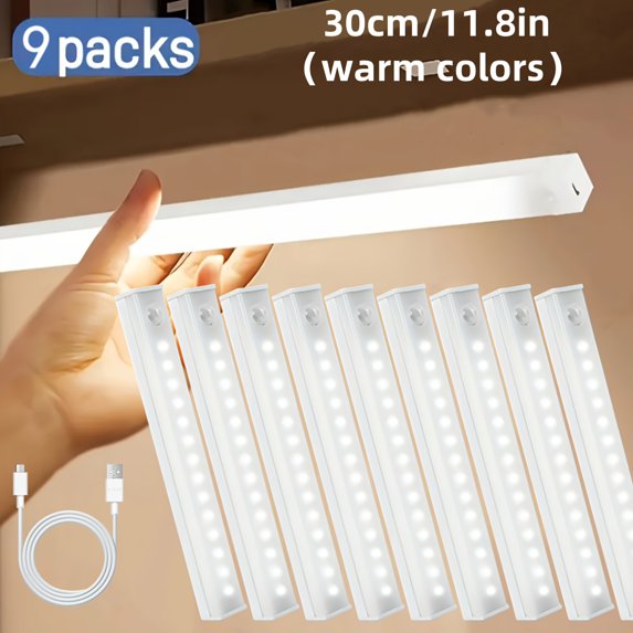 Indoor Motion-Activated LED Light with USB Rechargeability, Perfect for ...