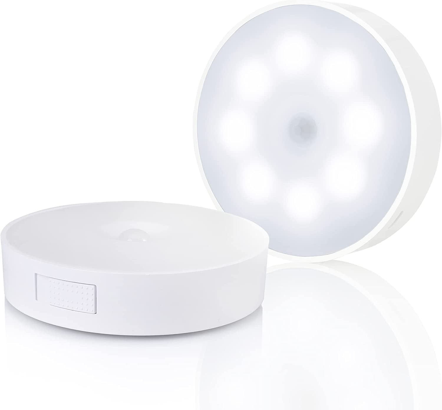 Indoor Motion Sensor Lights Cordless Automatic Night Light Solar ...