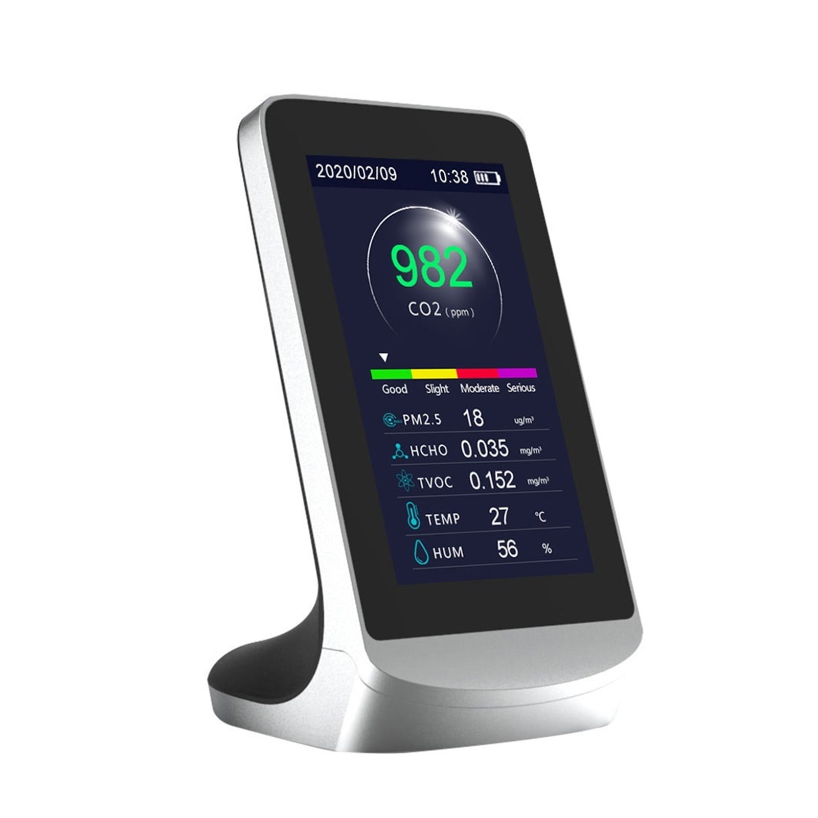 Indoor Multi-Function Air TVOC Gas Quality Monitor CO2 Carbon Dioxide ...