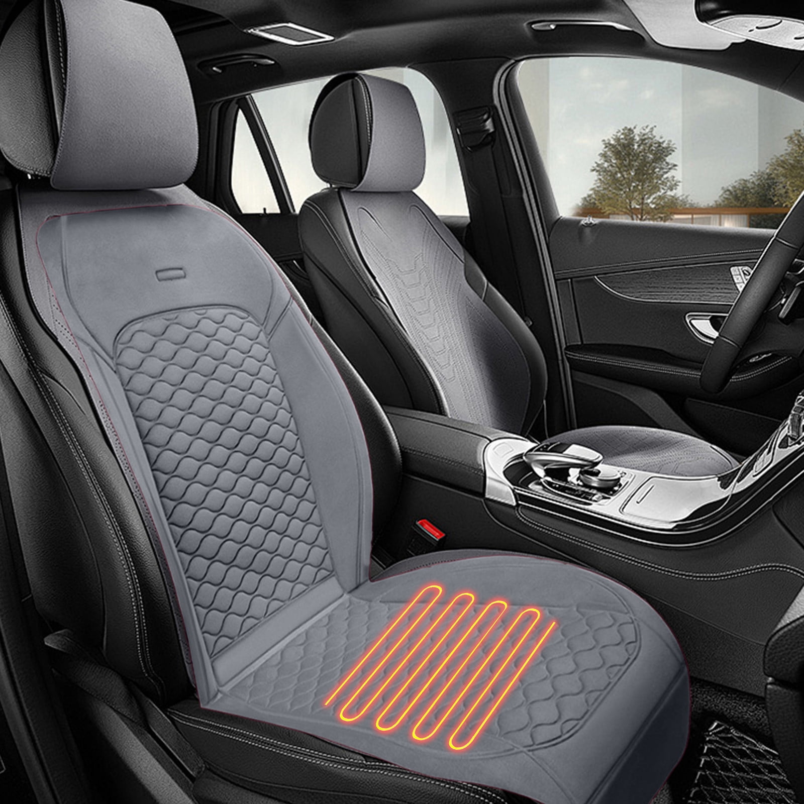 Indoor New Car Heated Seat Cushion Winter Electric Heating Car Seat ...