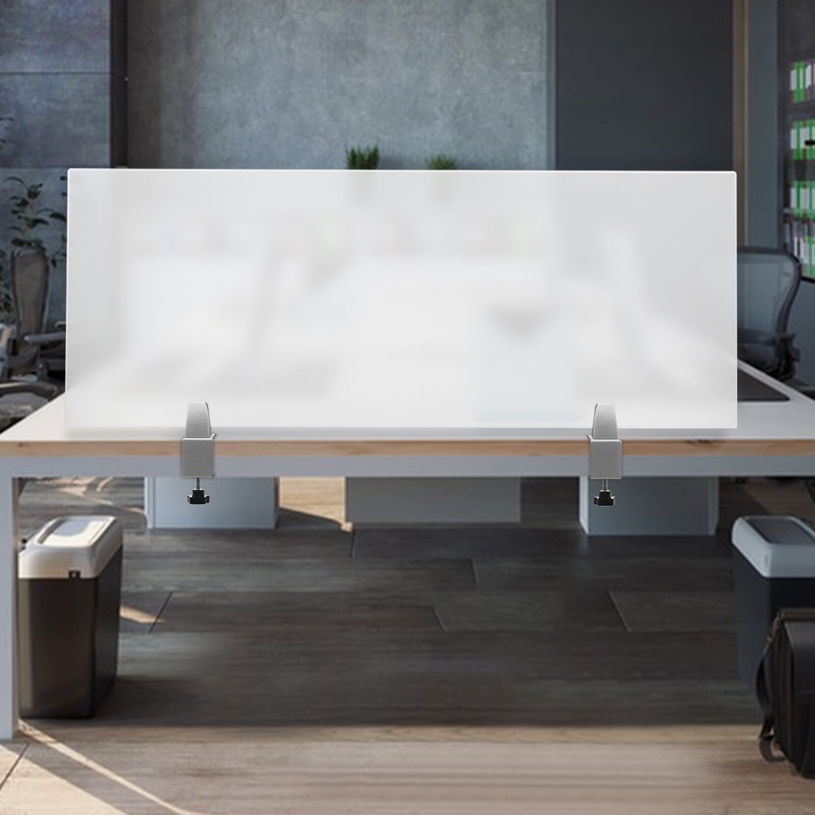 Indoor Office Partition Desk Divider Acrylic Desktop Privacy Panel W/2 ...