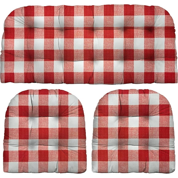 Buffalo Check Seat Cushions