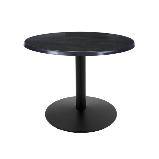Indoor/Outdoor 30" Tall OD214 Black Table Base with 22" Diameter Foot ...