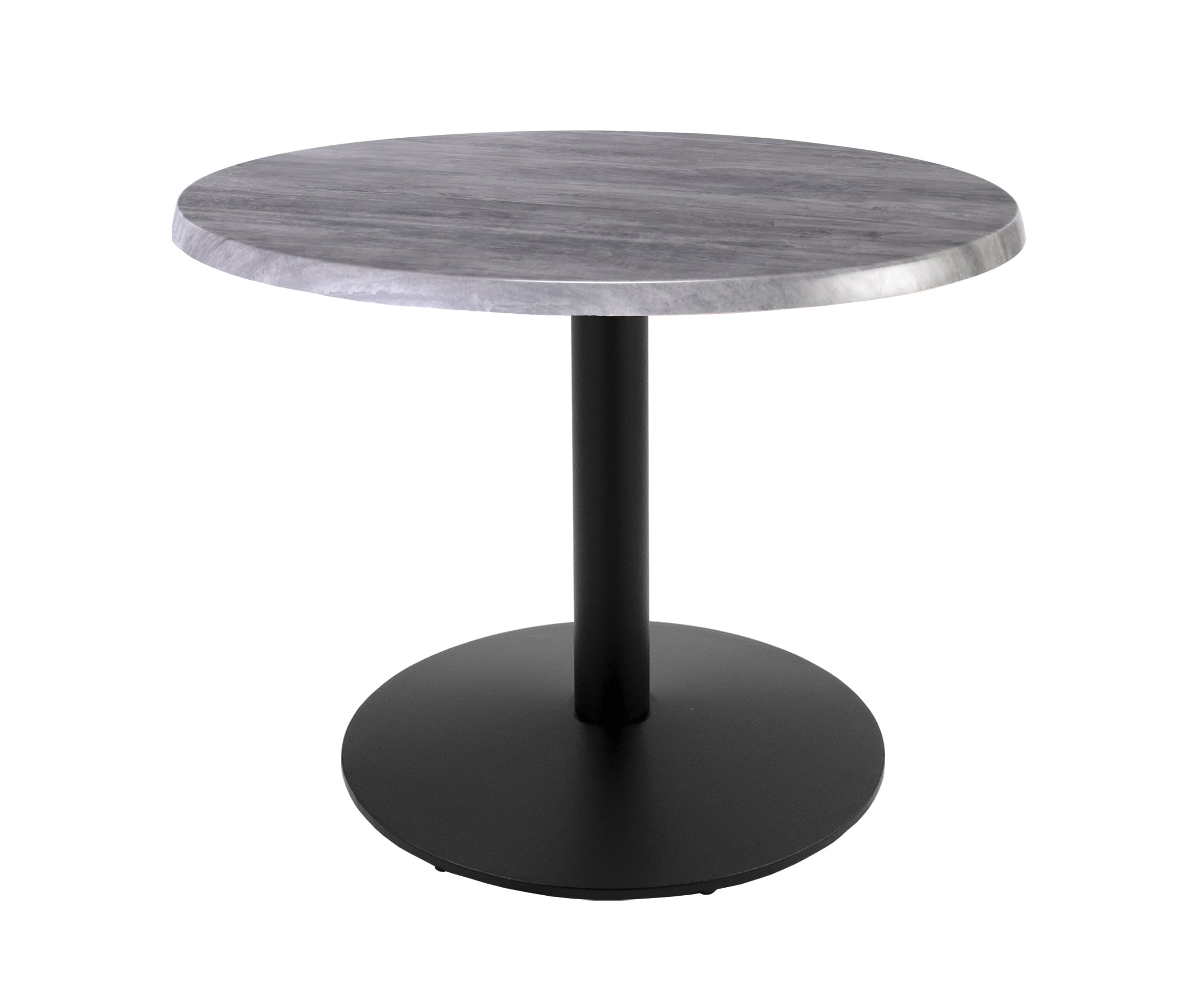 Indoor/Outdoor 30" Tall OD214 Black Table Base with 22" Diameter Foot ...