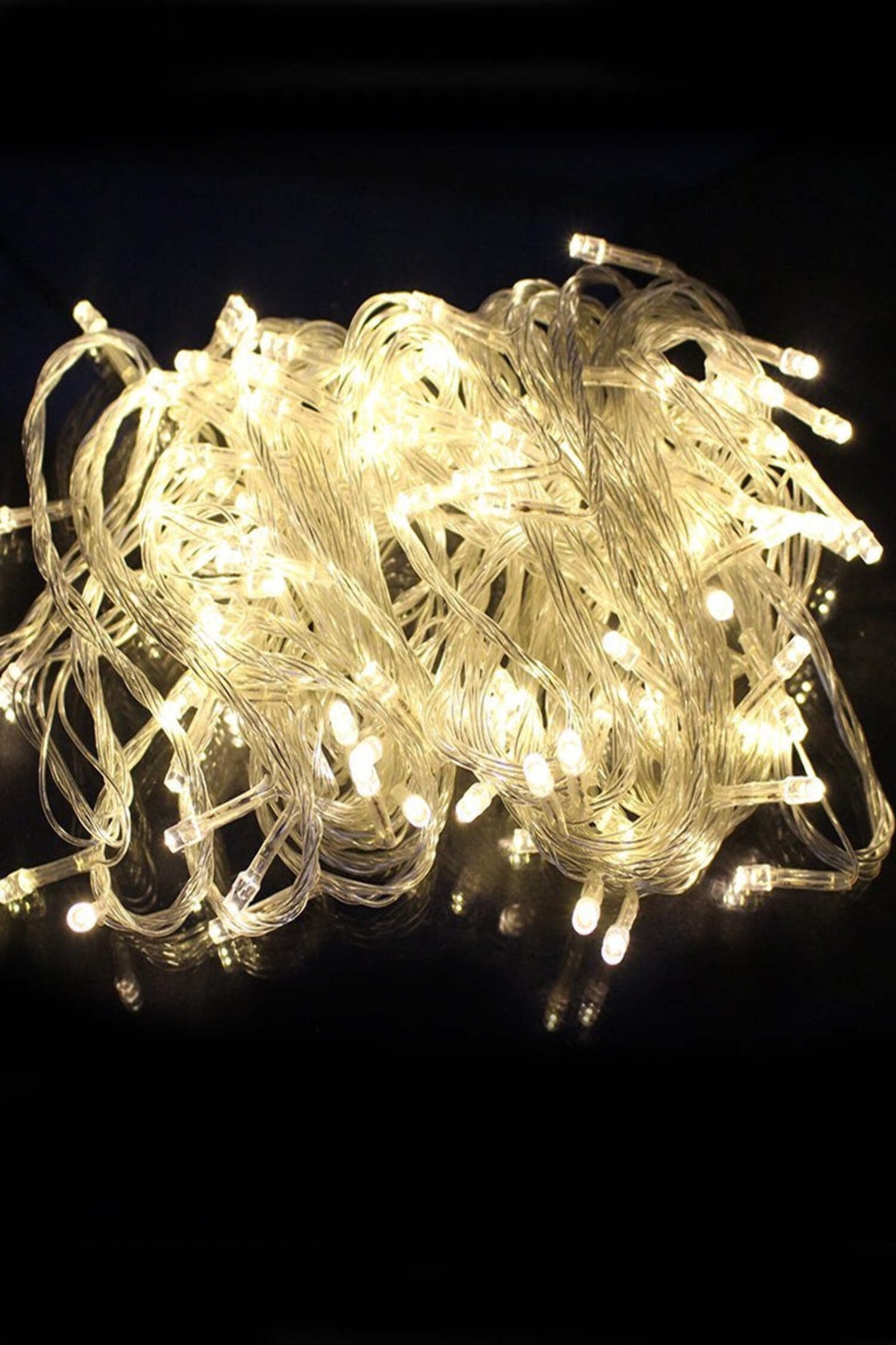 Perfect Holiday Indoor 300 LED String Fairy Twinkle Light Strand - Warm ...