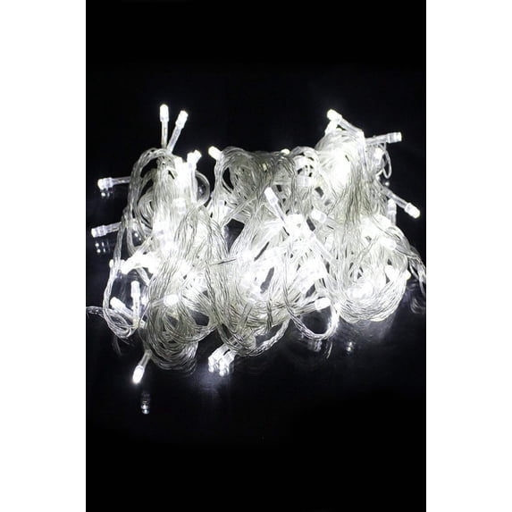 Indoor/Outdoor 300 LED String Lights with Flexible Clear Wire - Walmart.com