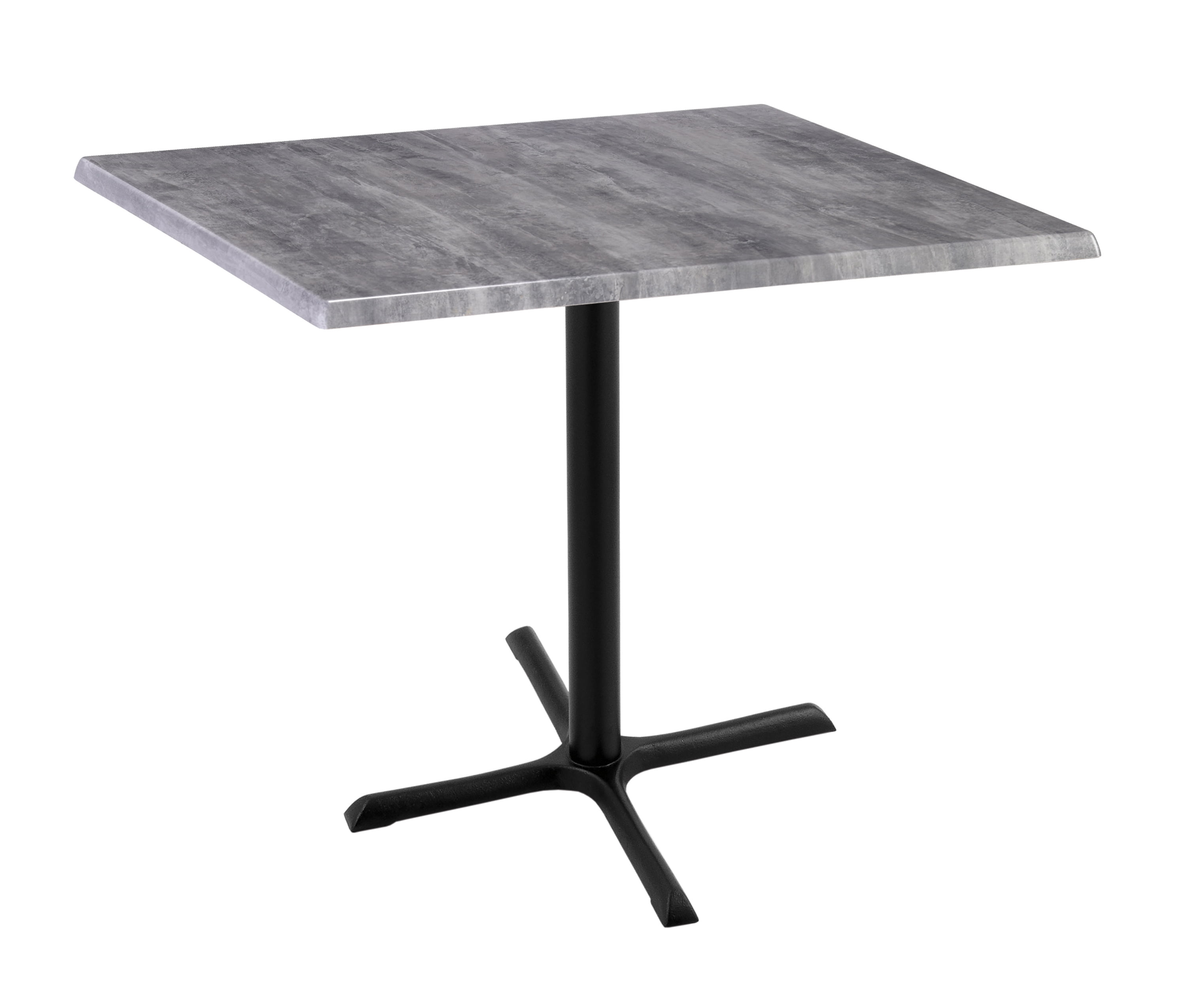 Indoor/Outdoor 36" Tall OD211 Black Table Base with 30" x 30" Foot and ...