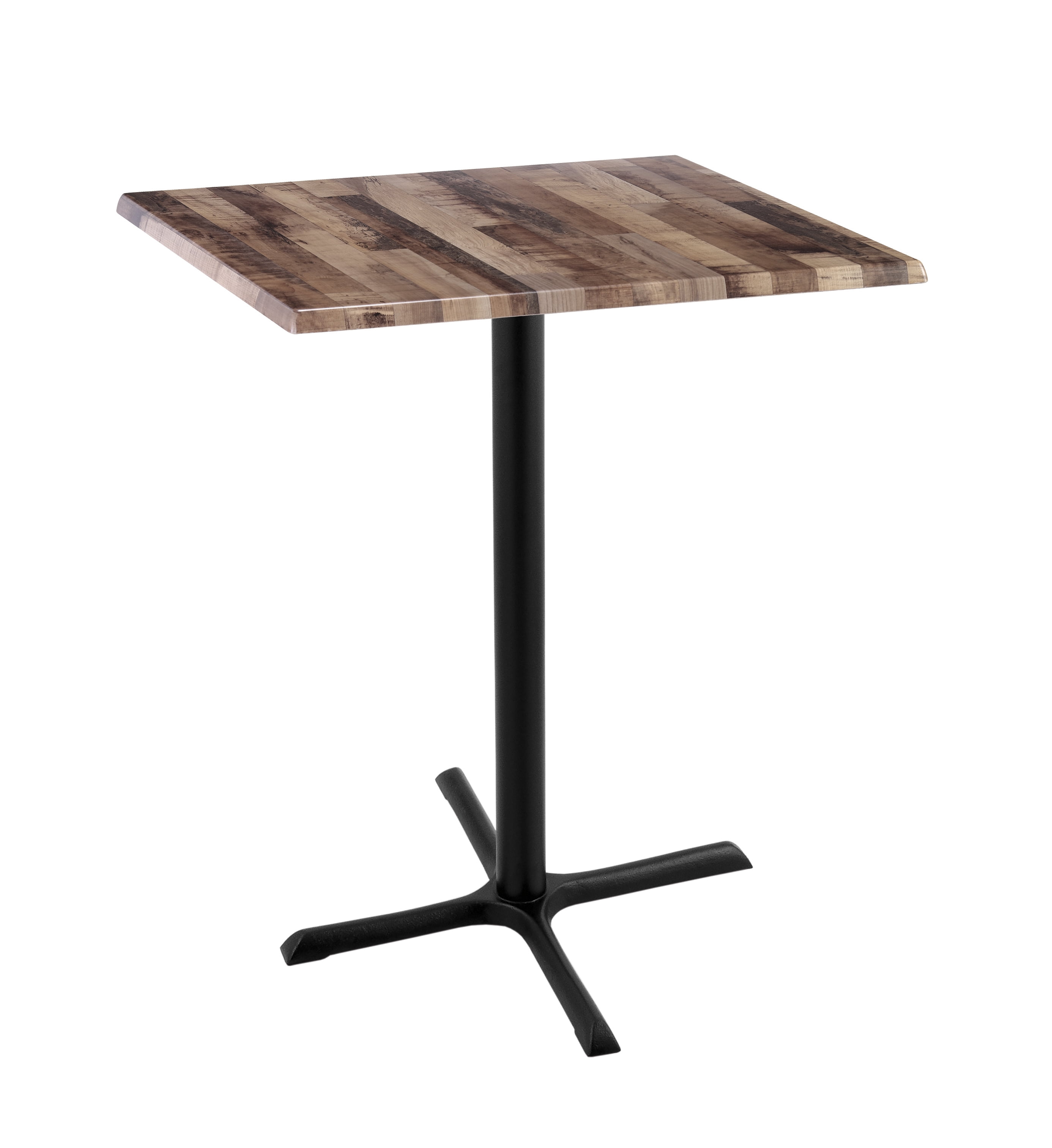 Indoor/Outdoor 42" Tall OD211 Black Table Base with 30" x 30" Foot and ...