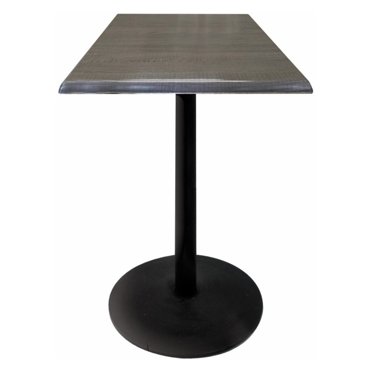 Indoor/Outdoor 30" Tall OD214 Black Table Base with 22" Diameter Foot ...