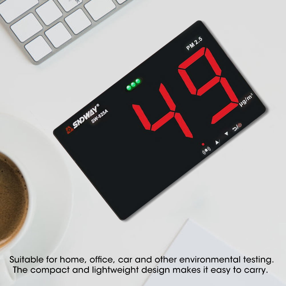 Indoor Outdoor Air Quality Monitor PM2.5 Detector with Laser Particle ...
