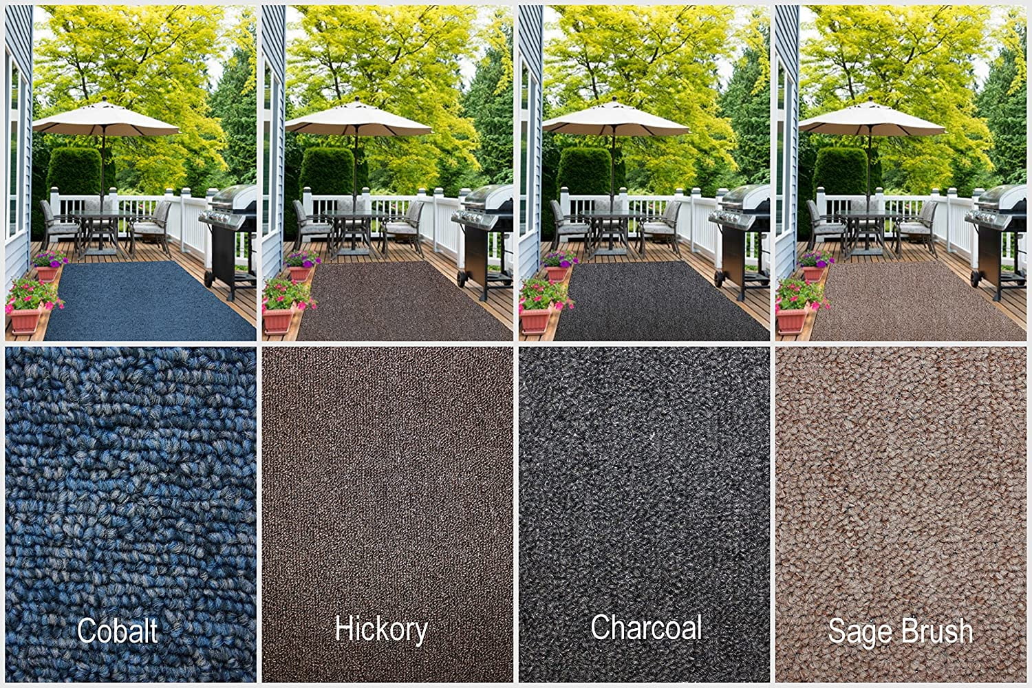 Indoor - Outdoor Area Rug Runners. Great Solution for Covering Decks ...