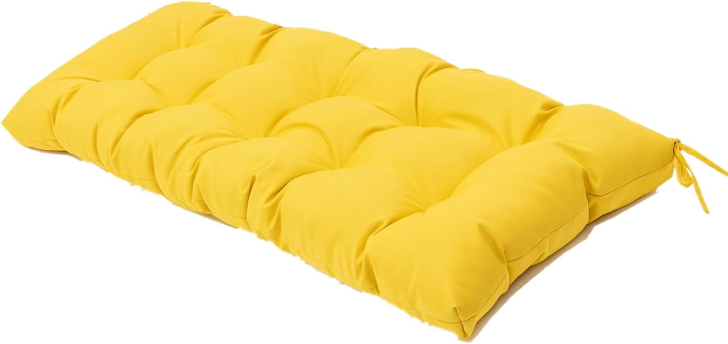 Indoor/Outdoor Bench Cushion,51-Inches(Yellow) - Walmart.com