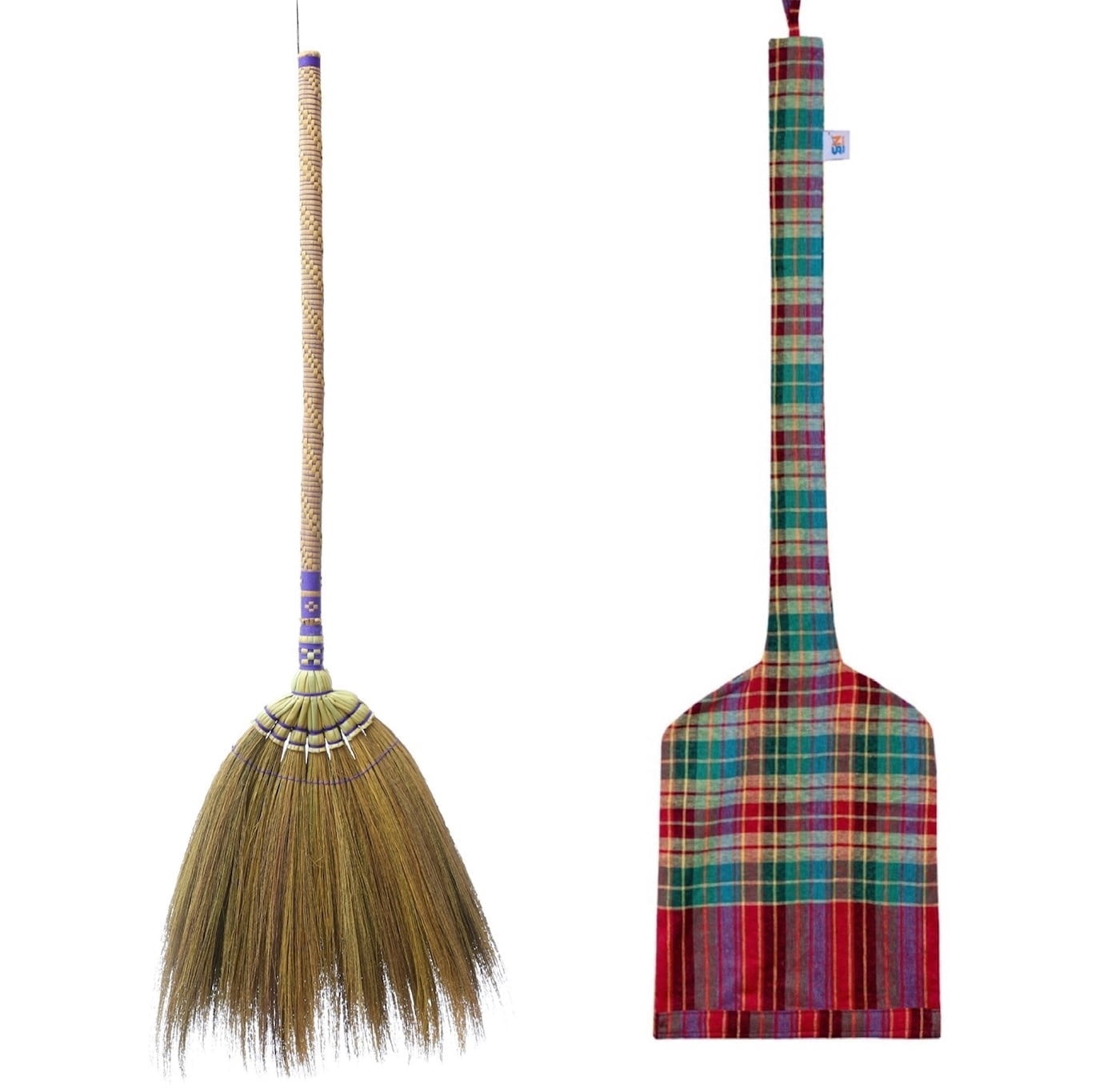 SN SKENNOVA Grass Broom for Indoor and Outdoor Sweeping, Dirt, Dust ...