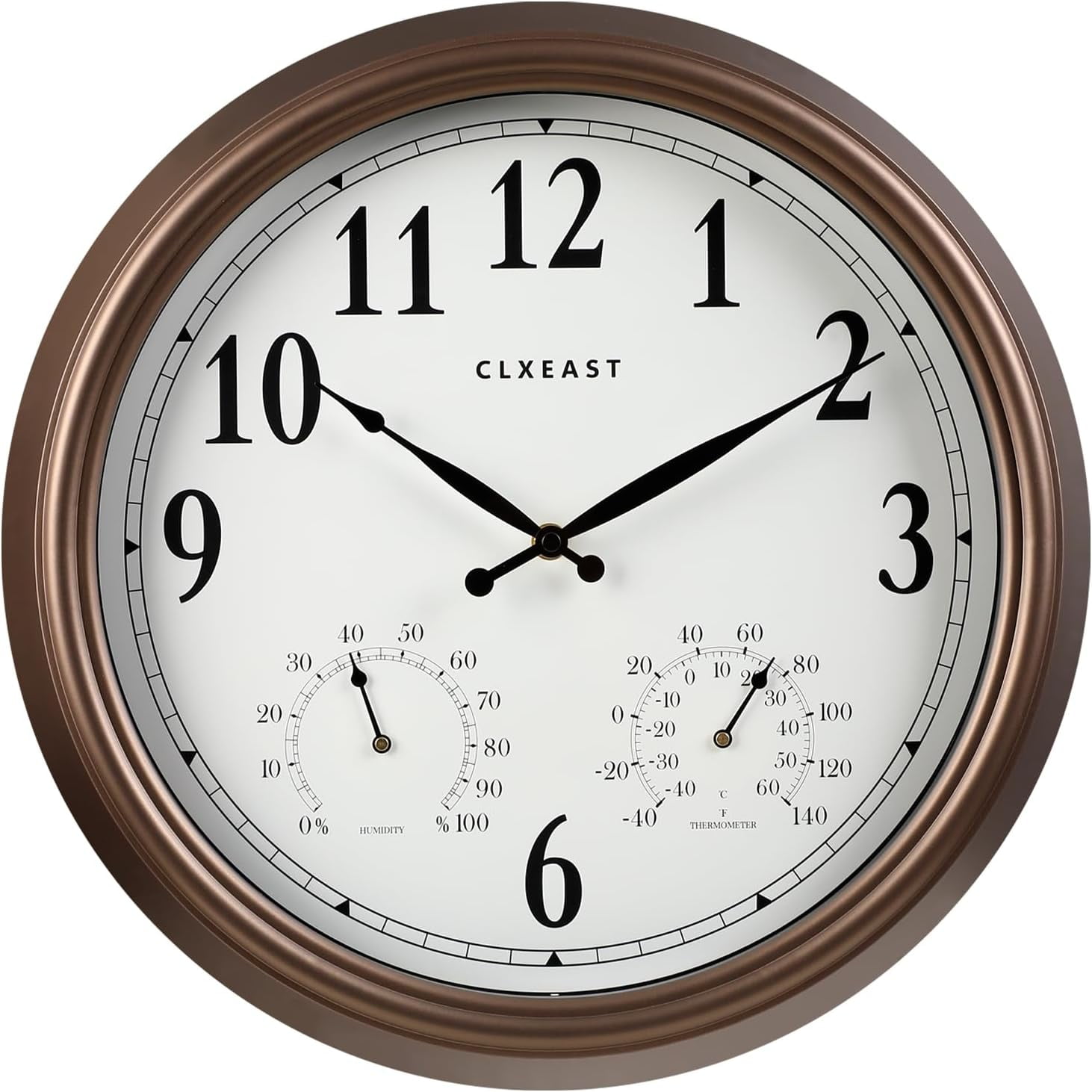 Indoor Outdoor Clocks Waterproof 16 Inch, Large Outdoor Clock ...