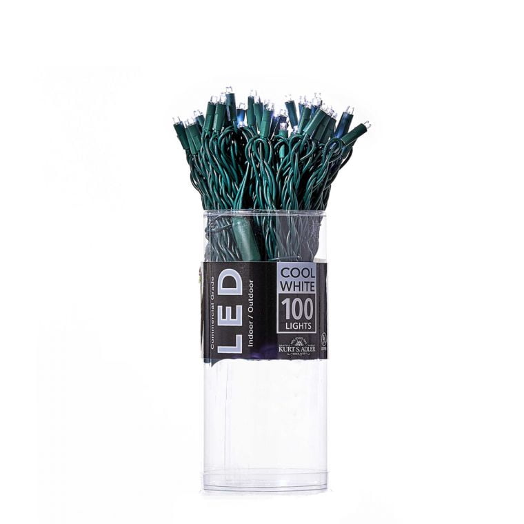 Indoor/Outdoor Cool White LED 100 String Lights - Walmart.com