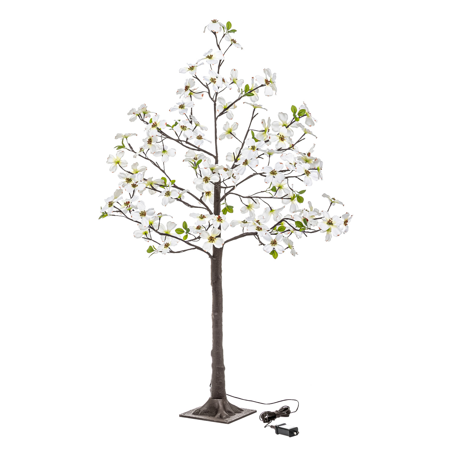 Indoor/Outdoor Electric Lighted Faux Dogwood Tree 4' Tall - Walmart.com