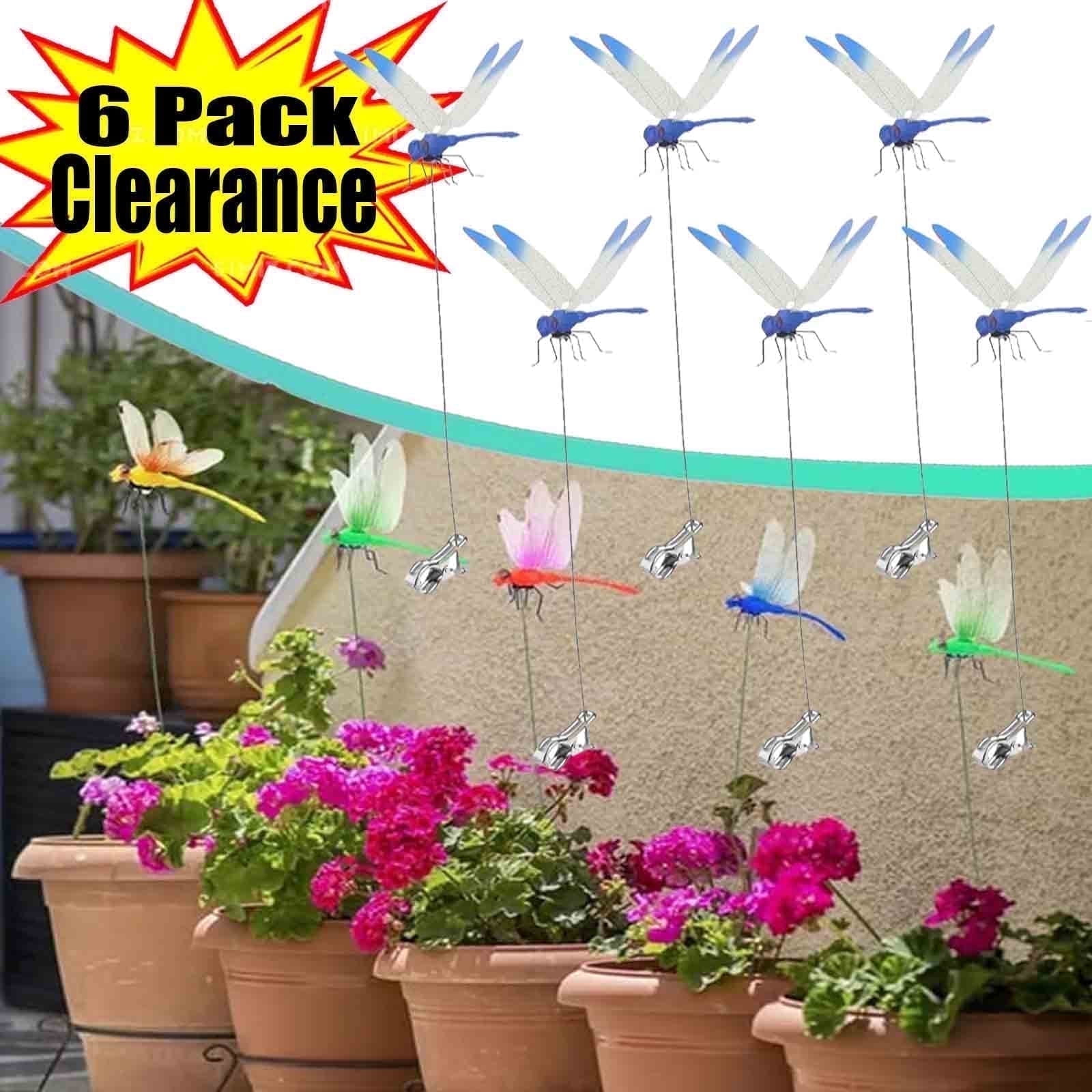 Indoor & Outdoor Fake Dragonfly Rod Clip, Dragonfly Clip Bug Repellent ...