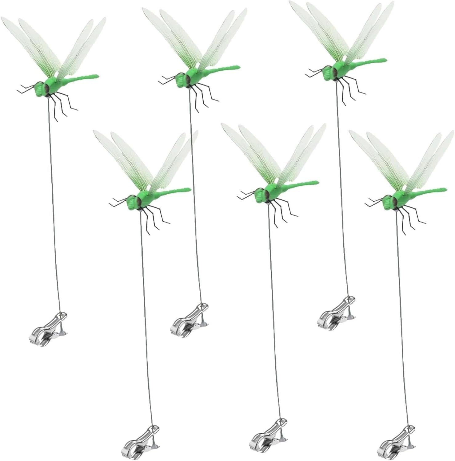Indoor & Outdoor Fake Dragonfly Rod Clip, Dragonfly Clip Bug Repellent ...