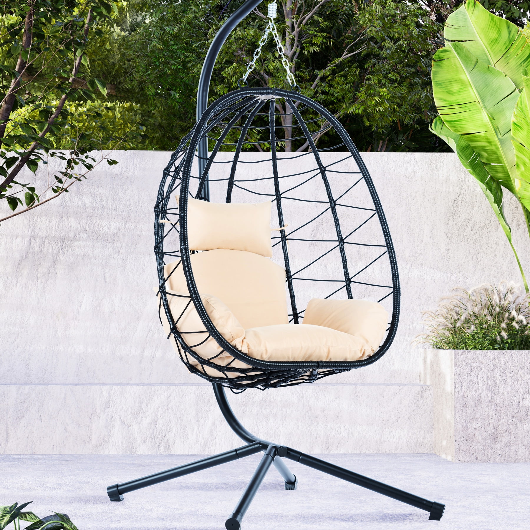 Indoor Outdoor Hanging Chair: Low After- Rate, Comfortable. Fits ...