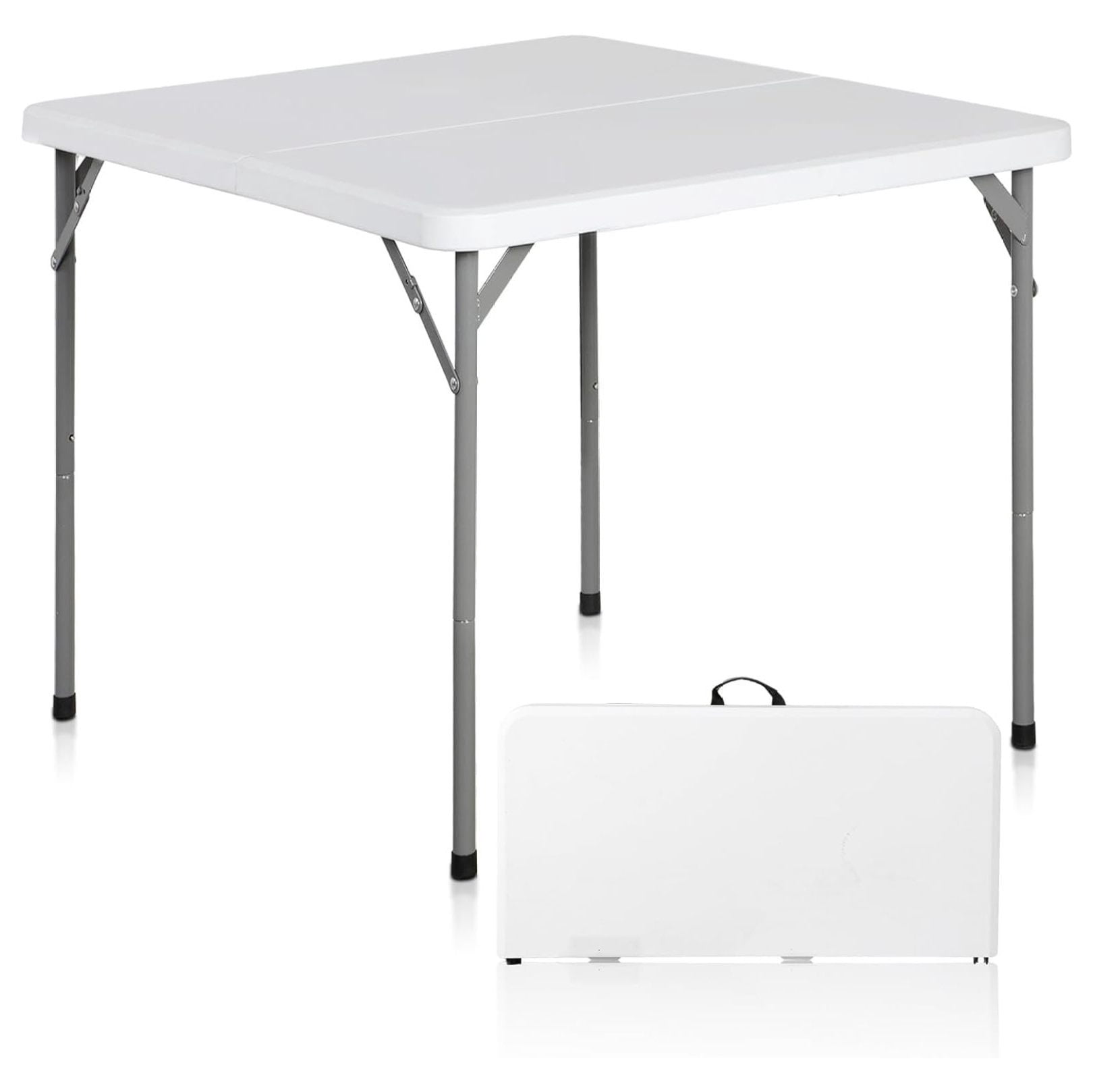 Indoor Outdoor Heavy Duty Plastic Folding Table Portable Picnic Table ...