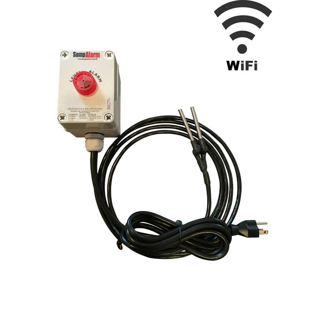 Indoor/Outdoor, High/Low Water Alarm, Includes 16 Foot Conductivity ...