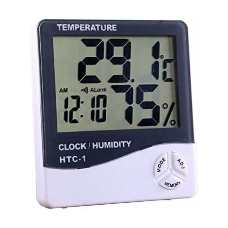 Indoor Outdoor Hygrometer Digital Thermometer Hygrometer LCD Electronic ...