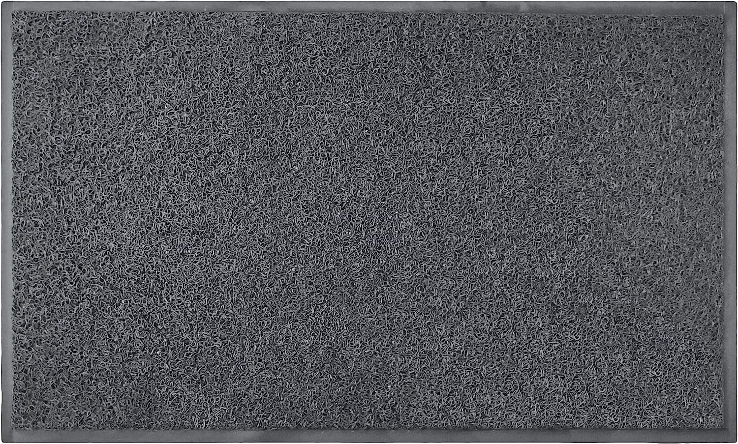 Indoor/Outdoor Mud Dirt Moisture Trapper Door Mat, Non-Slip Rubber Back ...