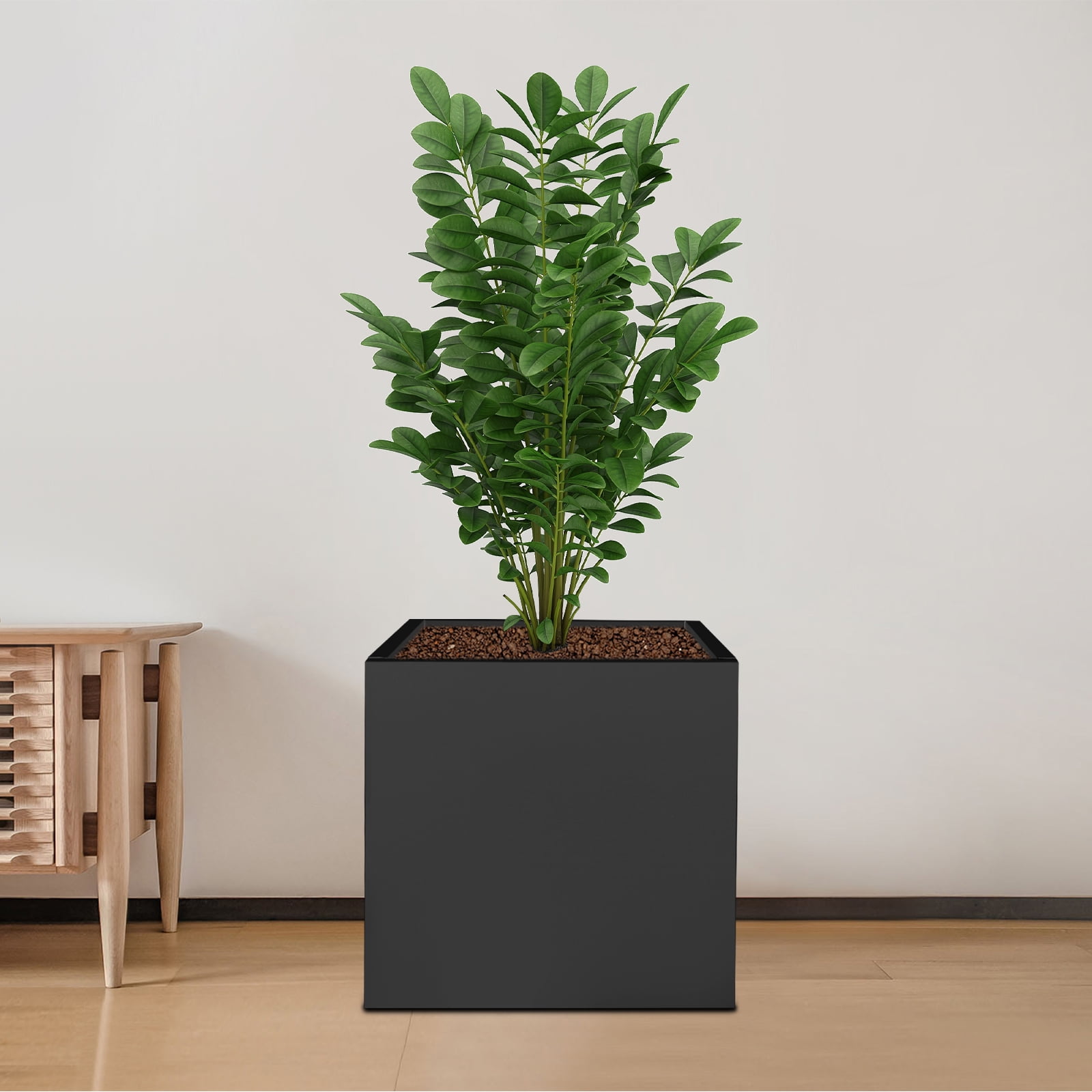 Indoor Outdoor Planter, Square Outdoor Planter For Both Indoor And ...