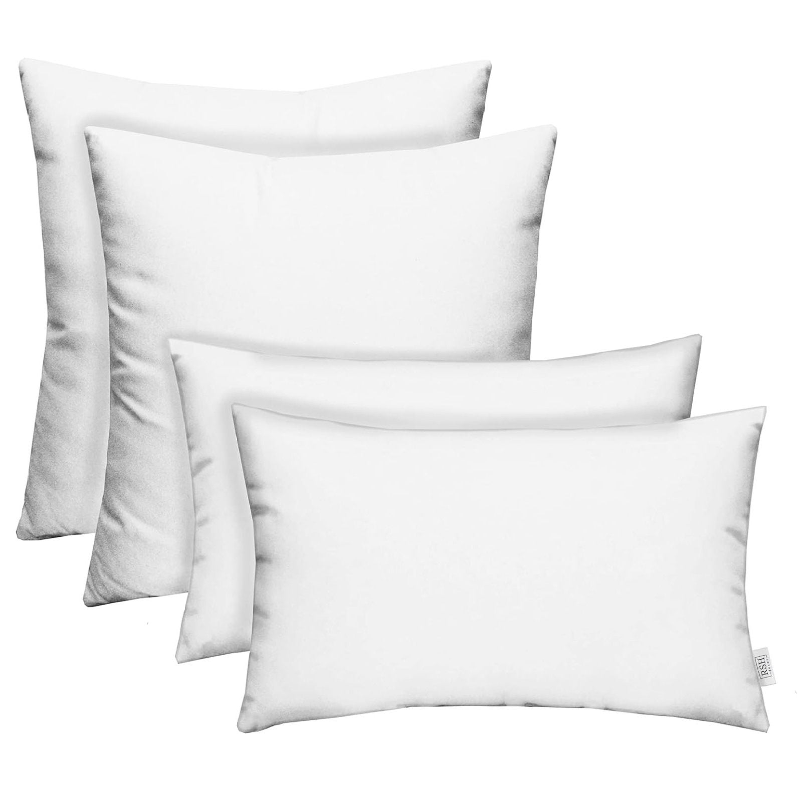 Indoor Outdoor Set of 4 17" Square Throw Pillows & 12" x 20" Rectangle ...