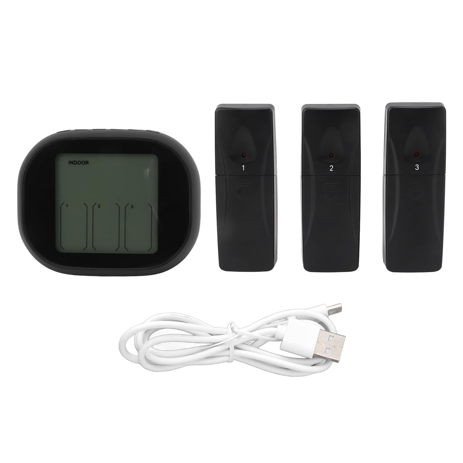 Indoor Outdoor Thermometer, Digital Hygrometer Thermometer with 3 ...