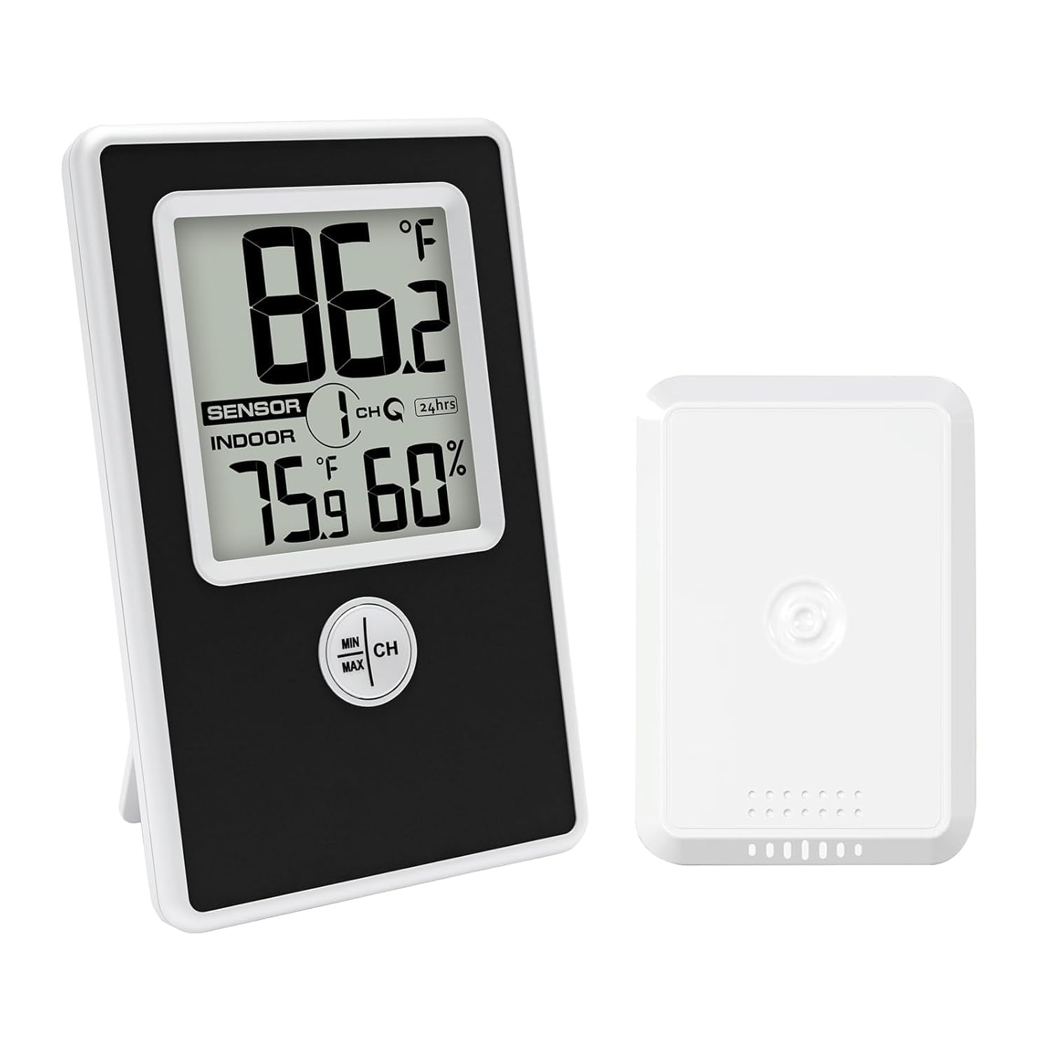 Indoor Outdoor Thermometer Hygrometer Wireless Digital Temperature ...