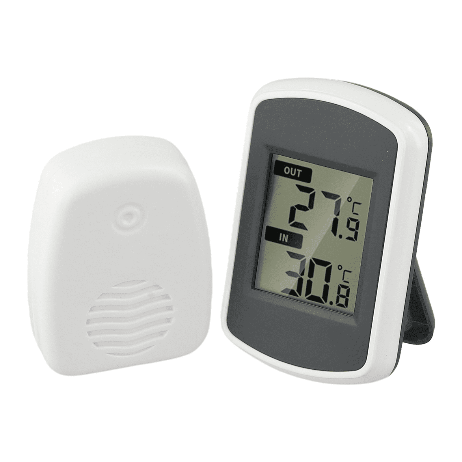 Indoor Outdoor Thermometer Hygrometer Wireless Weather Stations, with ...