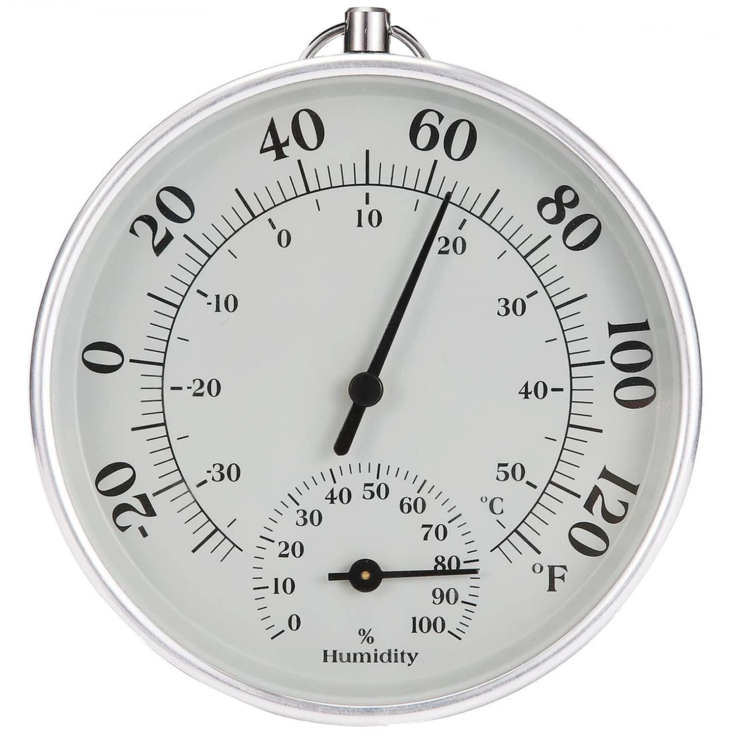 Indoor Outdoor Thermometer - Weather Dial Hygrometer Thermometer, No ...