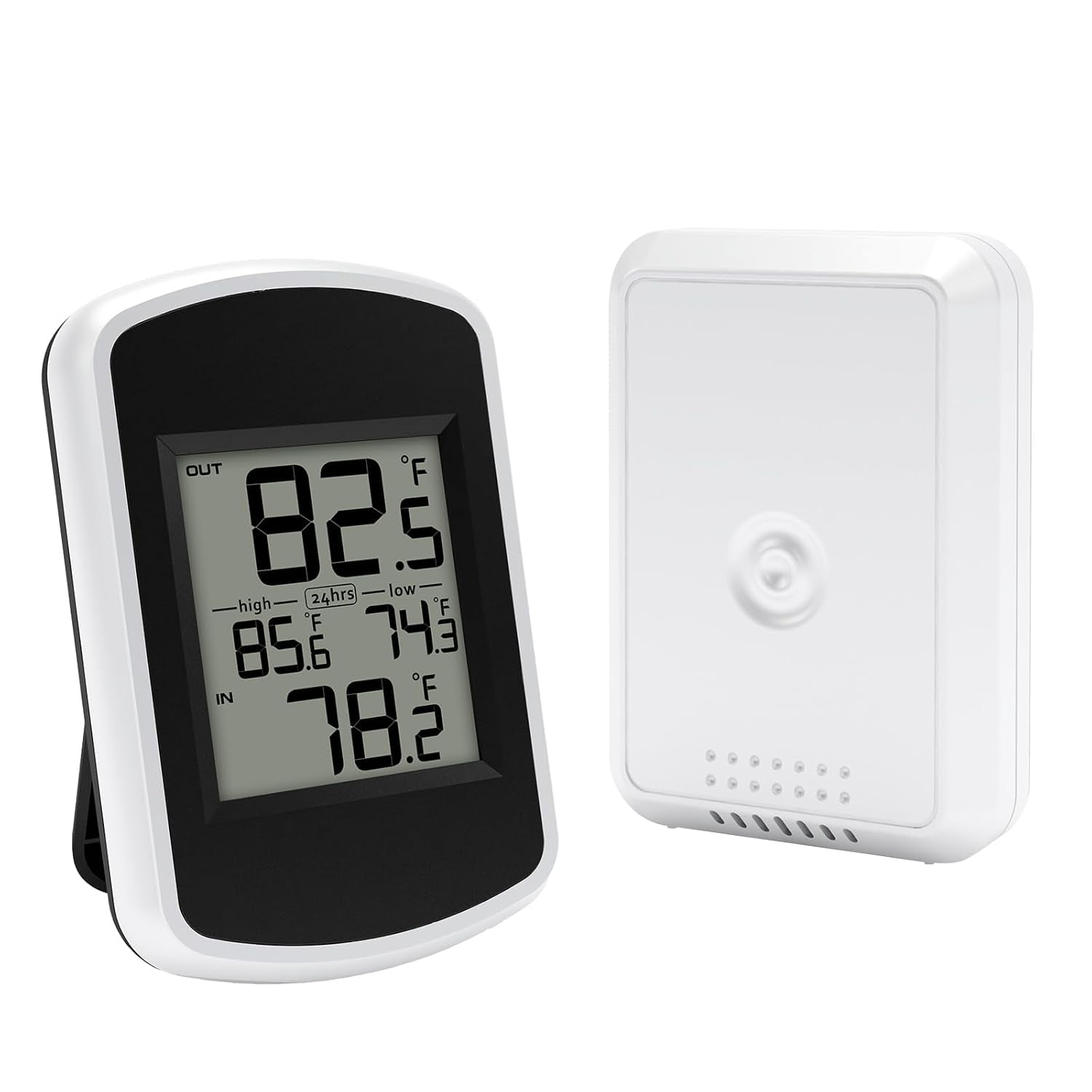 Indoor Outdoor Thermometer Wireless, Outside Temperature Monitor with ...