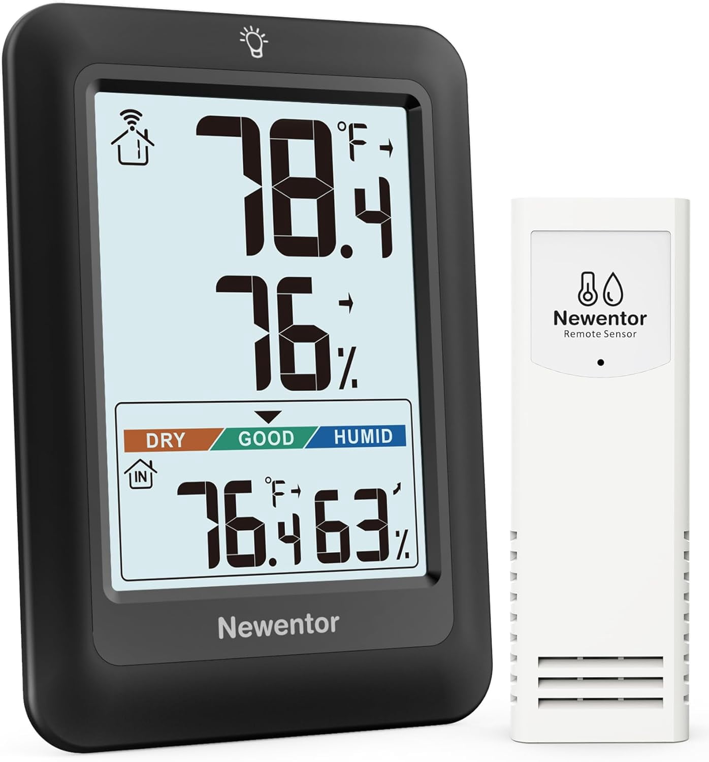 Indoor Outdoor Thermometer Wireless, Weather Stations Wireless Indoor ...