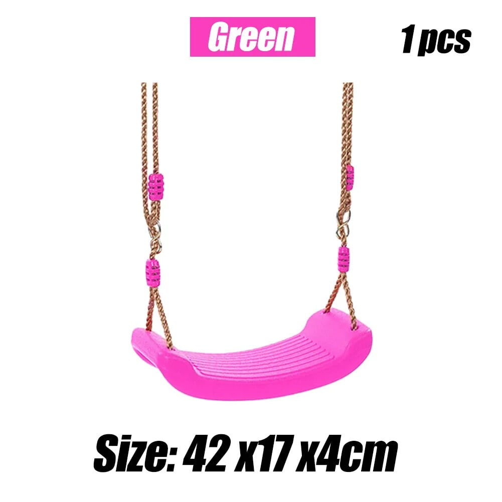 Indoor Outdoor Toys Rainbow Curved Board Swing Chair Flying Toy Garden ...