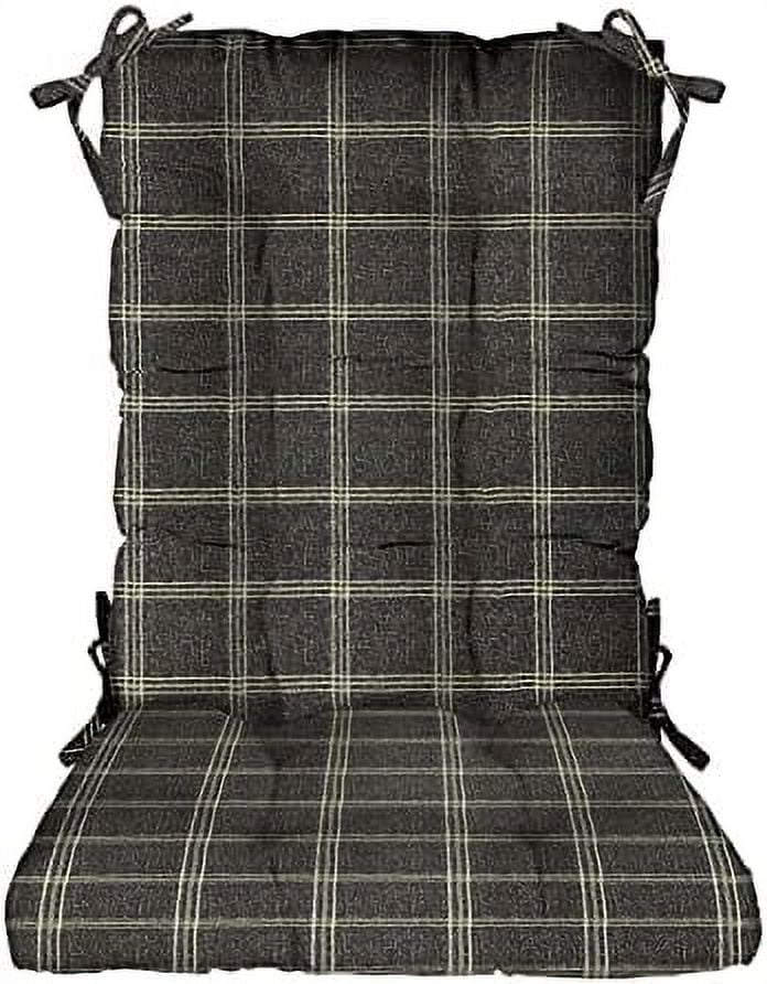 Indoor Outdoor Tufted Rocker Rocking Chair Pad Cushions, Choose Size ...