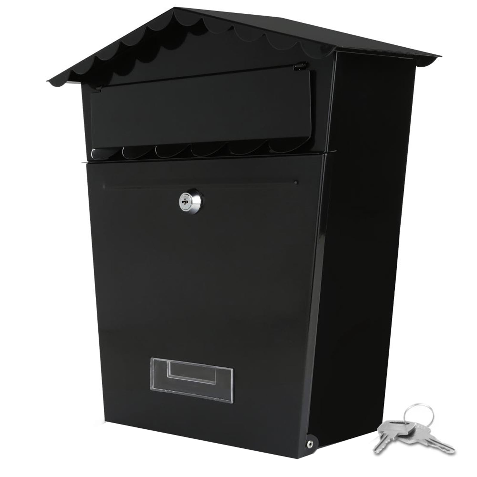 Indoor/Outdoor Wall Mount Locking Mailbox - Walmart.com