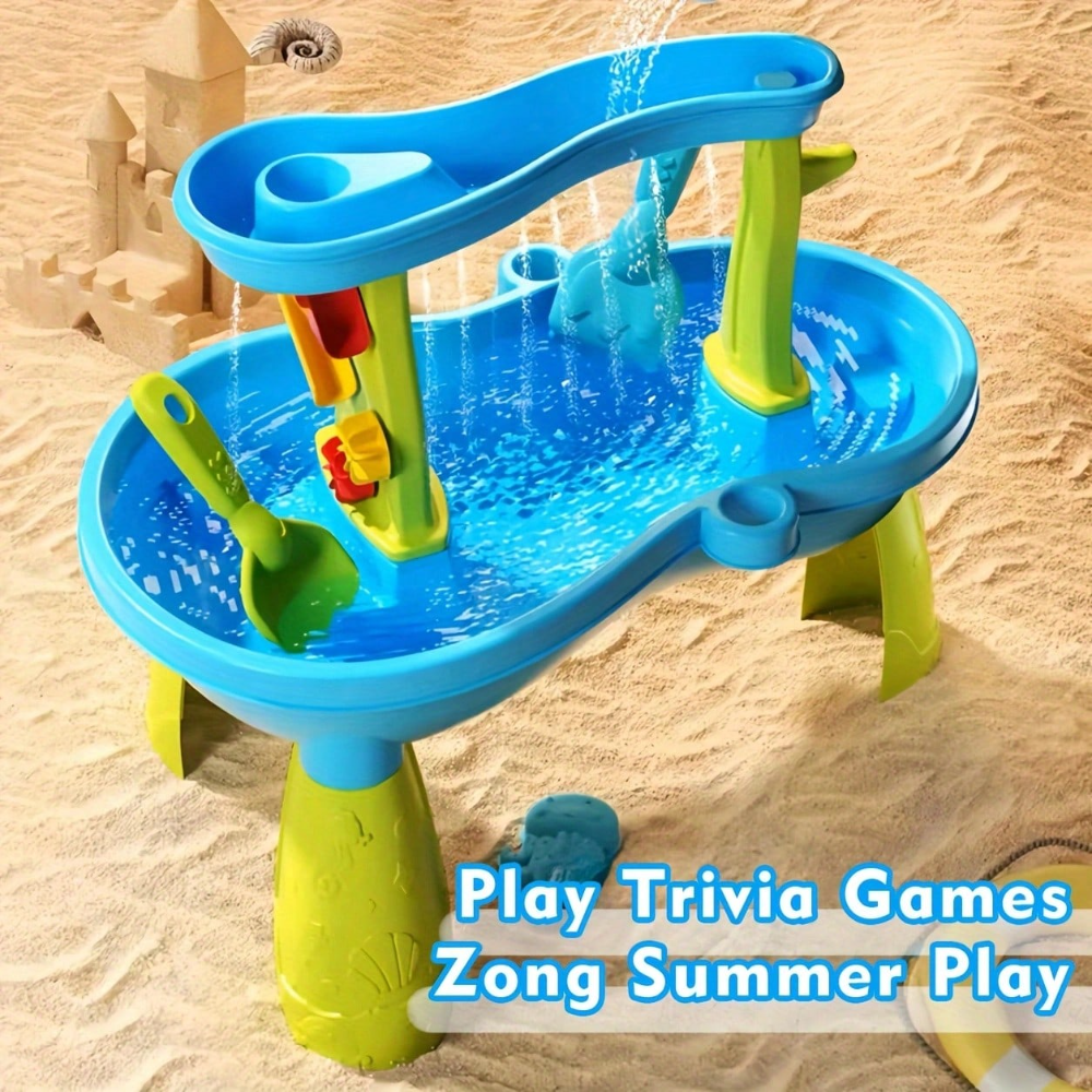 Indoor & Outdoor Water And Sand Summer Beach Toys And Play Table For ...
