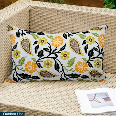 Phantoscope Outdoor Waterproof Decorative Throw Pillow for Patio, 18" x ...