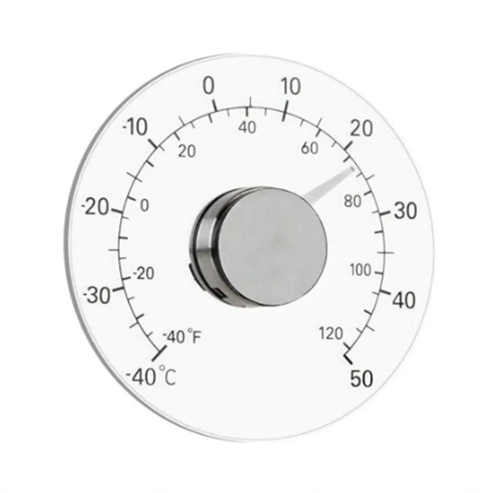 Indoor Outdoor Window Thermometer Transparent Dial Weather Thermometer ...