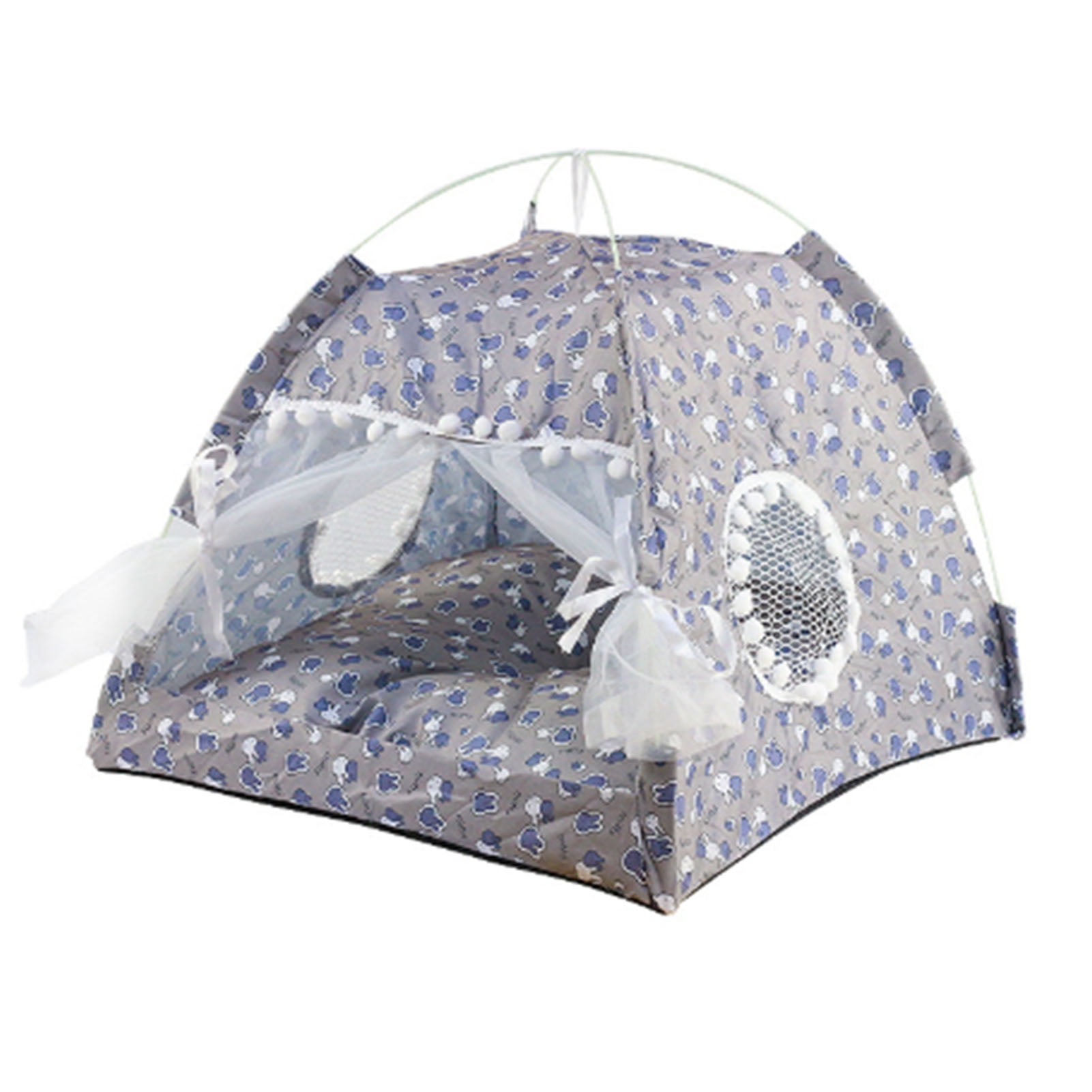 Indoor Pet Tent Detachable Washable Soft Warm Prevent Slip Cute Dog ...