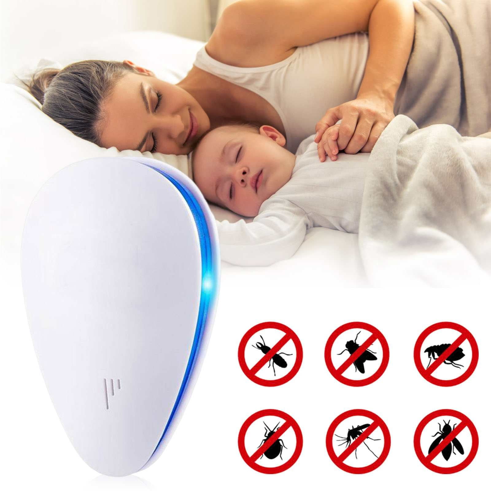 Indoor Plug-In Electronic Rodent Repeller, Ultrasonic Pest Control ...